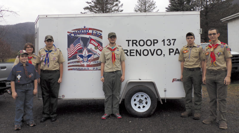 Boy Scout Troop 137 customizes trailer | News, Sports, Jobs - The Express